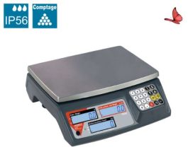 Balance compteuse inox Pro 15kg B3C 9860 15