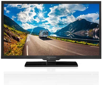 Télévision Combi DVD mobile 60 Cm 12/24/230 V Alphatronics SL24DSBI+