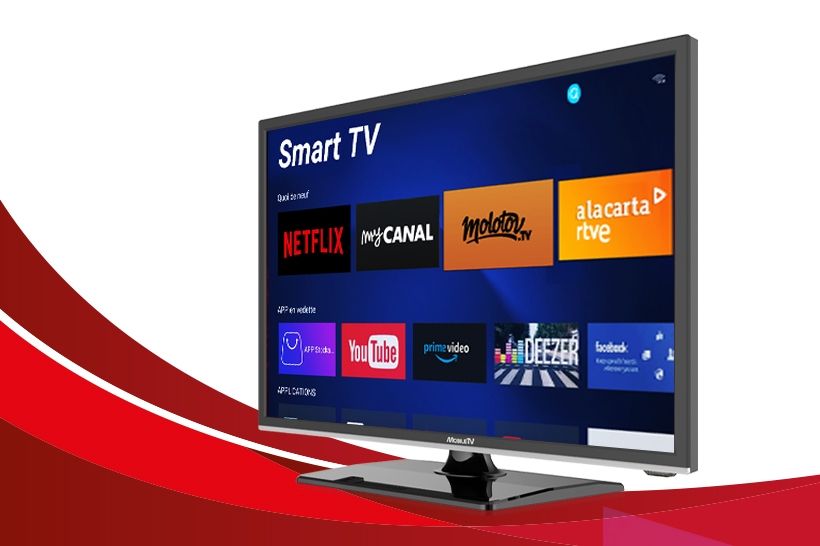 Téléviseur avec lecteur DVD MobileTv Silverline 24 DVDSBT SMART